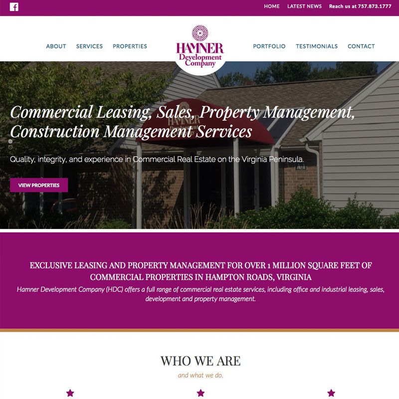 Hamner Development - Web Development Technology Partners, inc.